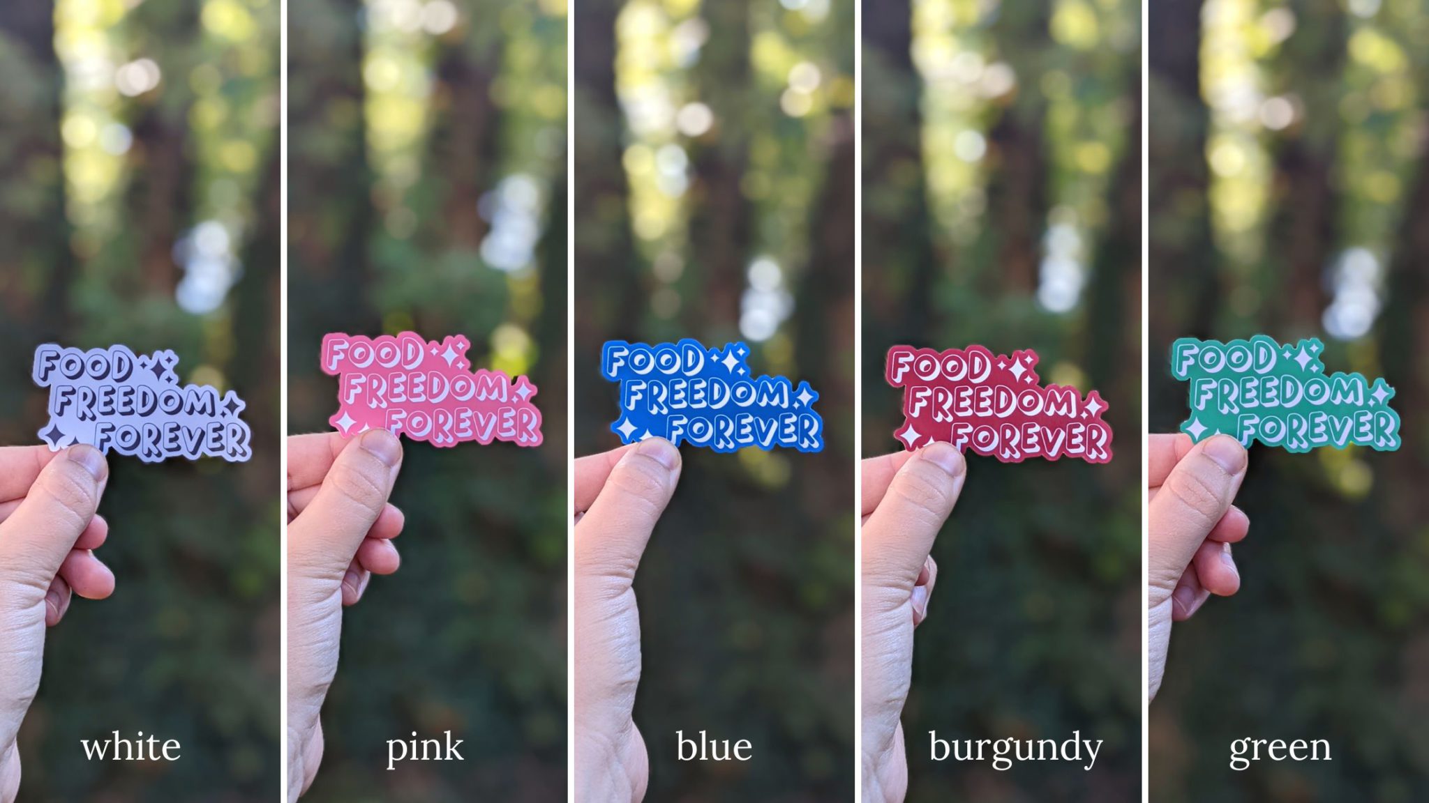 Food Freedom Forever Sticker - Perfect for Food Freedom Journey
