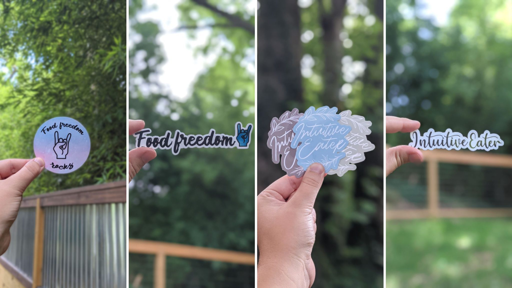 All Foods Fit Sticker - A Cute Intuitive Eating Sticker