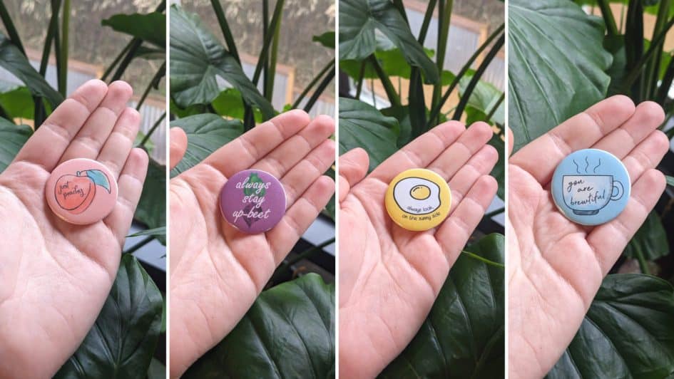 Buttons & Magnets - New Anti-Diet Merch Available